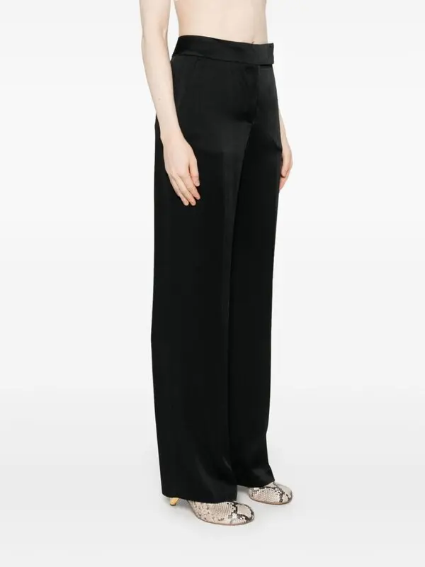 Peserico Straight-leg Satin Trousers