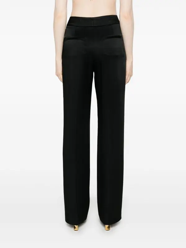 Peserico Straight-leg Satin Trousers