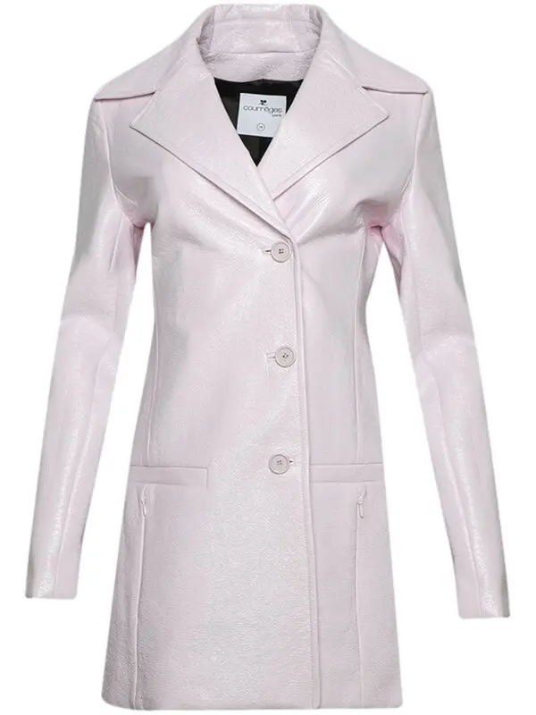 COURREGES Heritage Vinyl Faux Leather Coat
