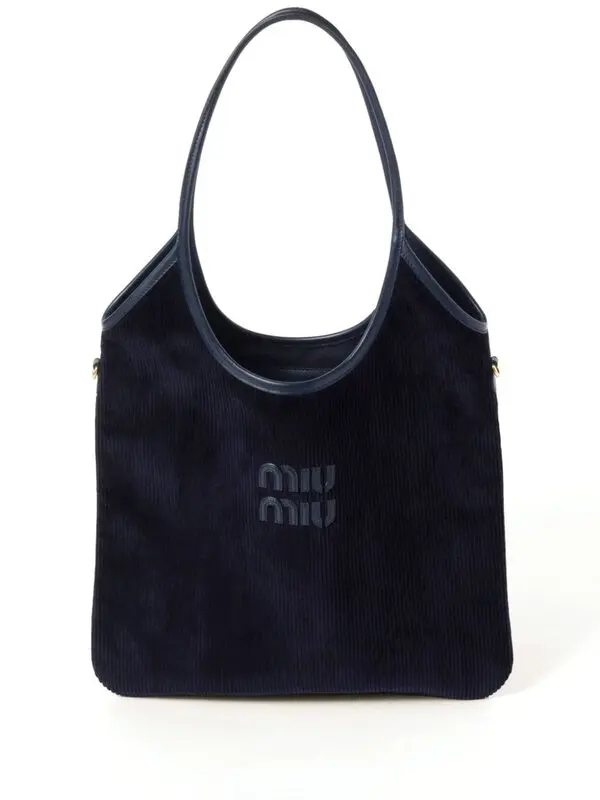 Miu Miu Ivy Tote Bag - Blue | Editorialist