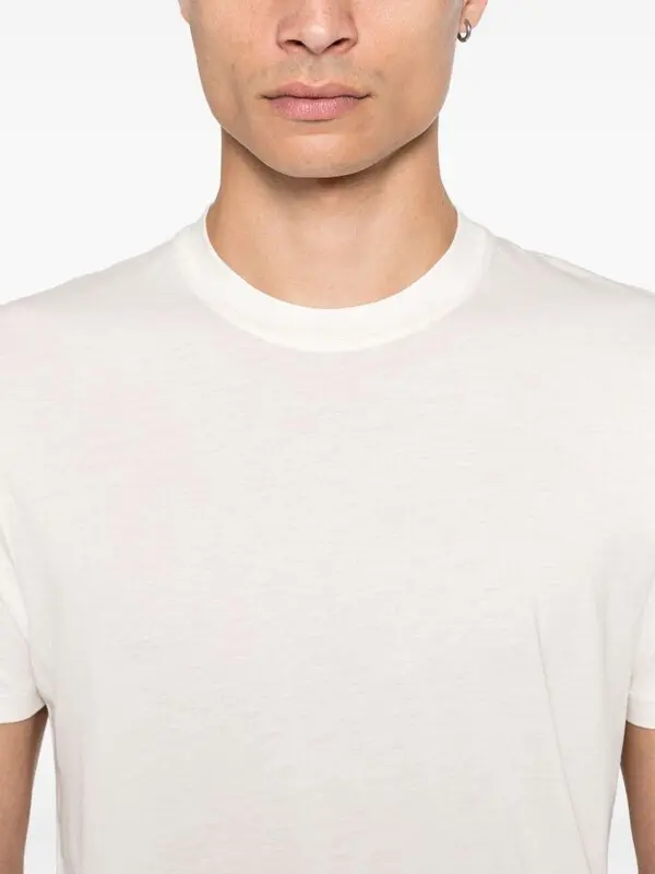 TOM FORD Crew Neck T-shirt - Neutrals