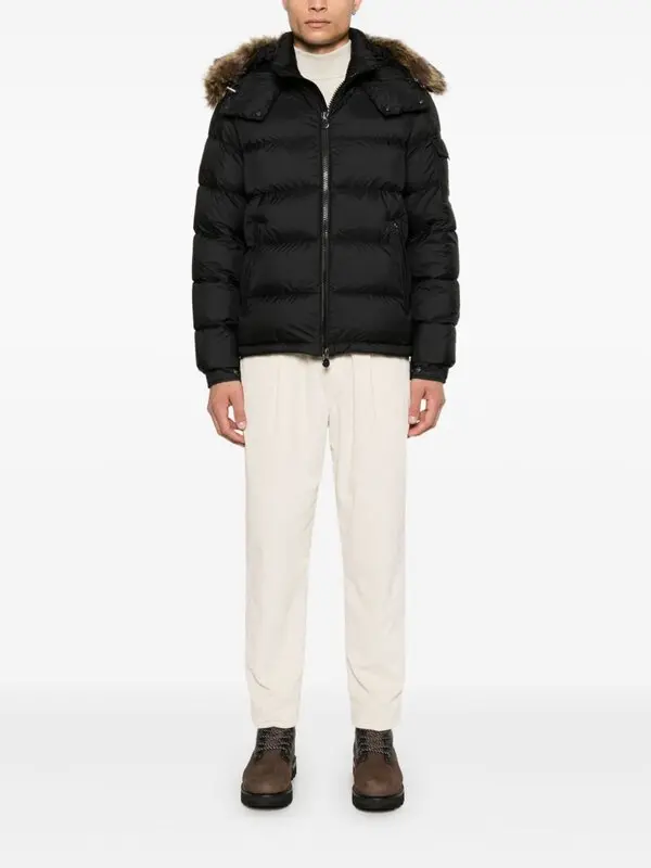 Moncler Maya Hooded Jacket - Black