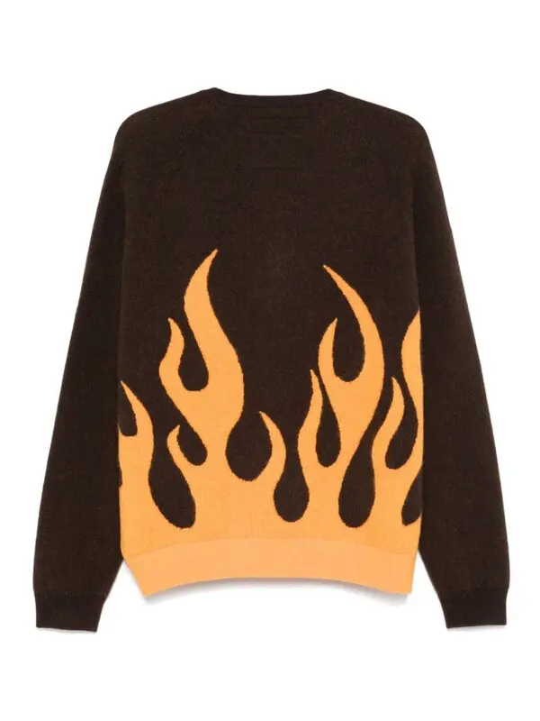 Frenckenberger Flame-jacquard Cardigan