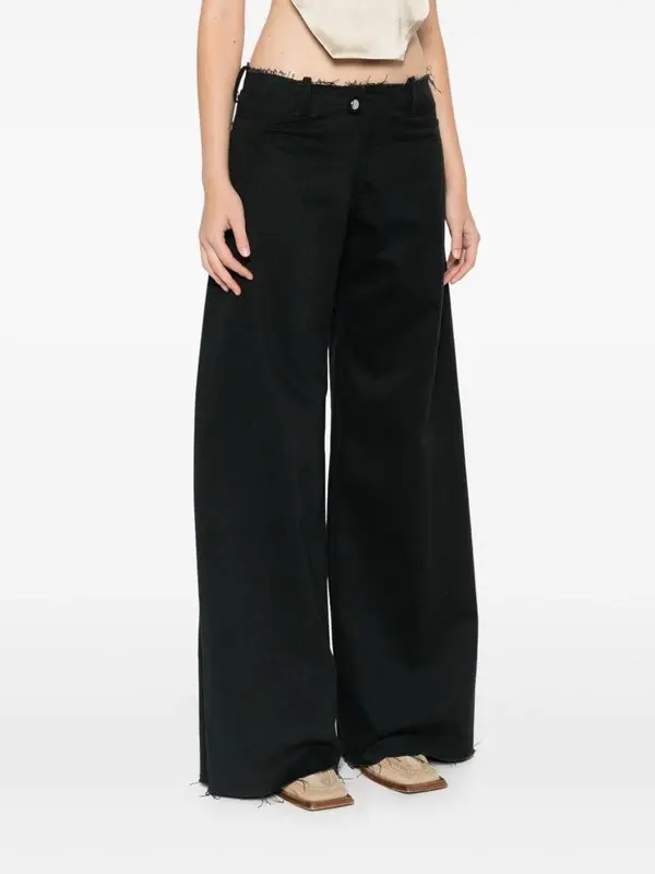 SINEAD O'DWYER Fold Wide Leg Jeans