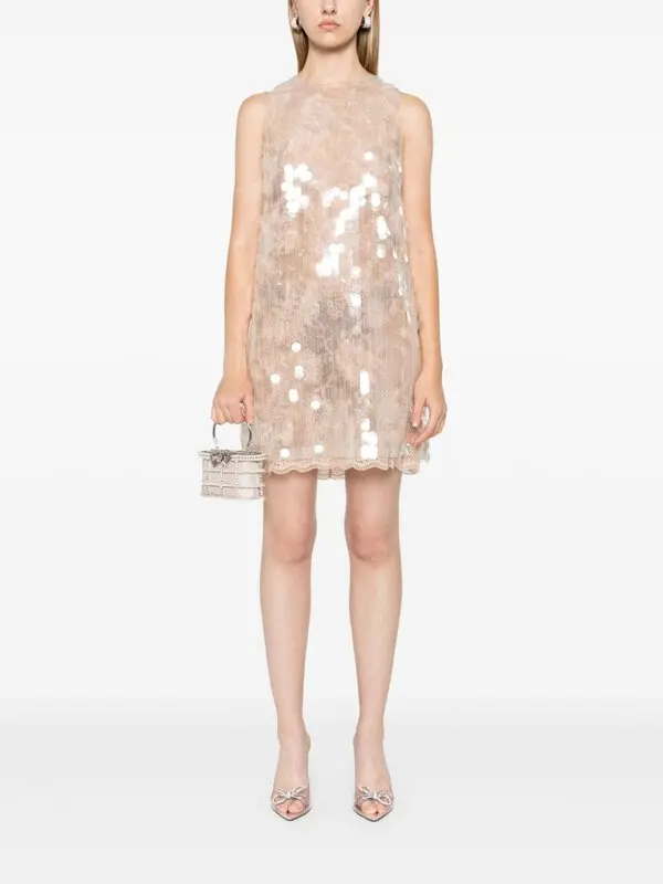 Ermanno Scervino Sequin-embellished Mini Dress