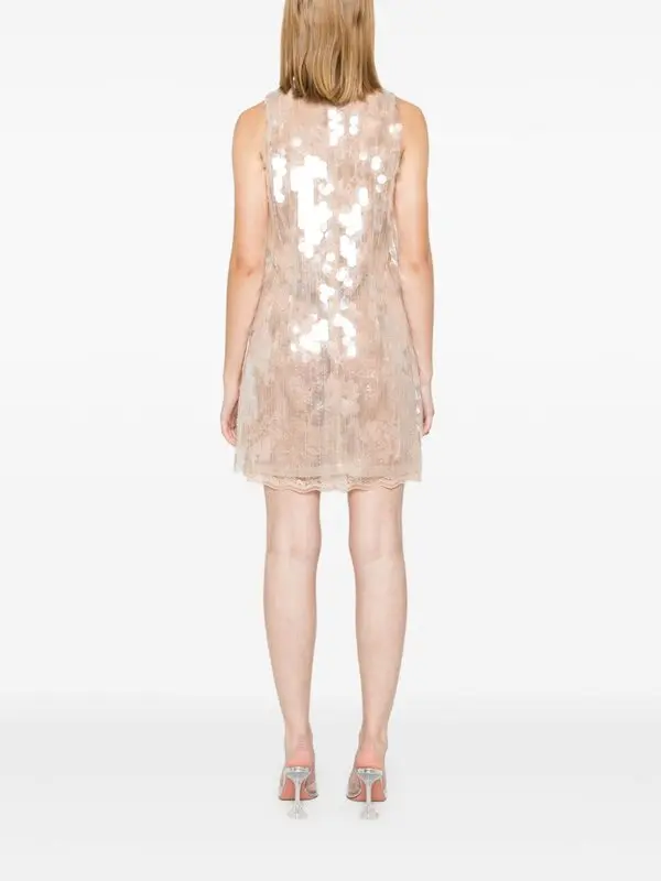 Ermanno Scervino Sequin-embellished Mini Dress