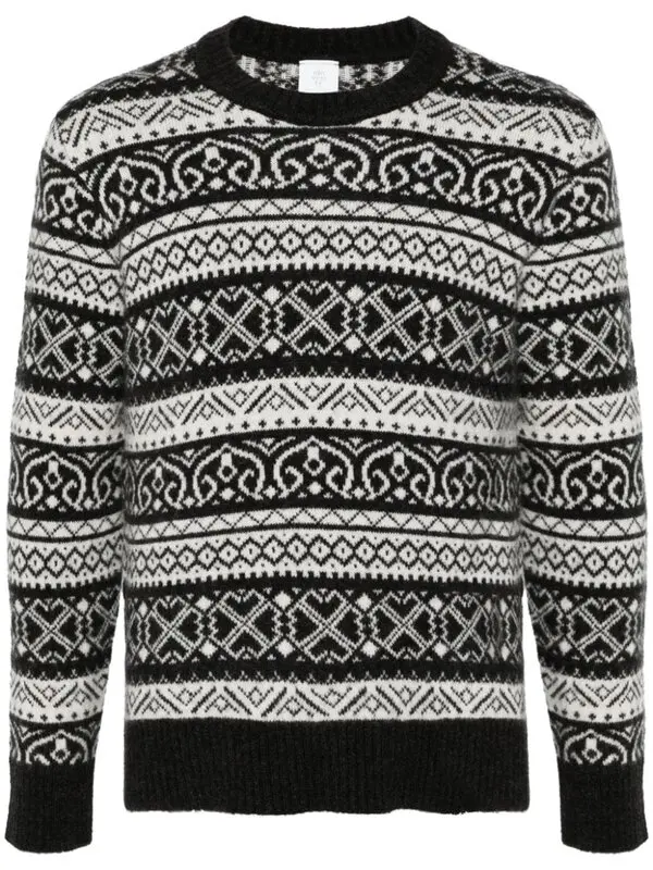 Eleventy Fair Isle-intarsia Sweater