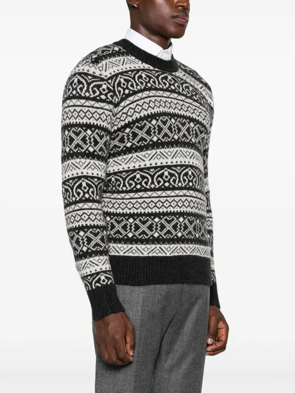 Eleventy Fair Isle-intarsia Sweater