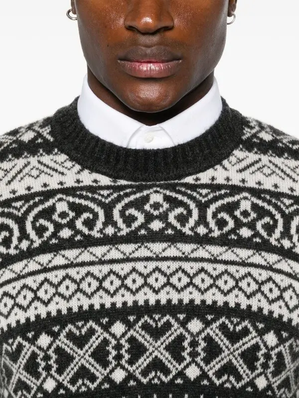 Eleventy Fair Isle-intarsia Sweater