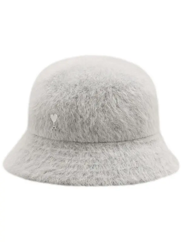 AMI Paris Faux-fur Bucket Hat