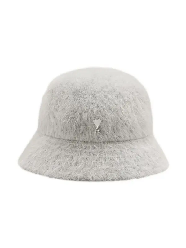 AMI Paris Faux-fur Bucket Hat