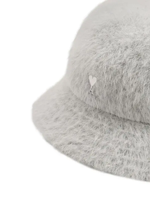 AMI Paris Faux-fur Bucket Hat