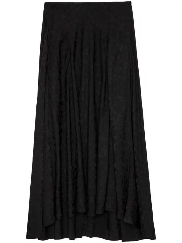 Zadig&Voltaire Jeanne Leopard Silk Skirt