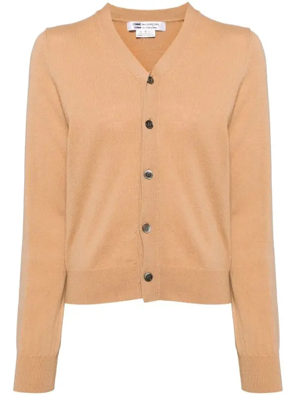 Comme Des Garçons Cashmere Cardigan - Brown