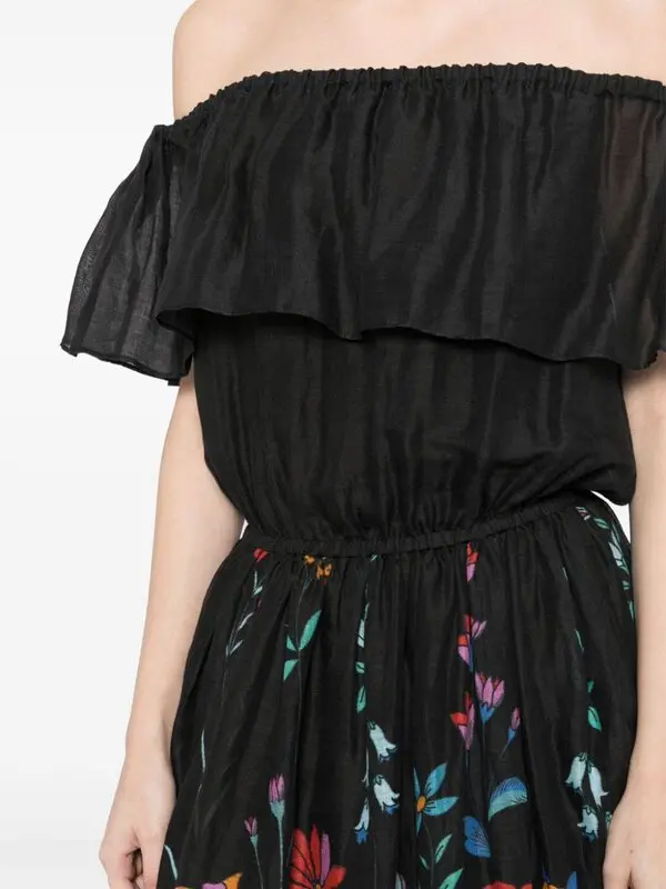 BAMBAH Hibiscus Off-shoulder Dress