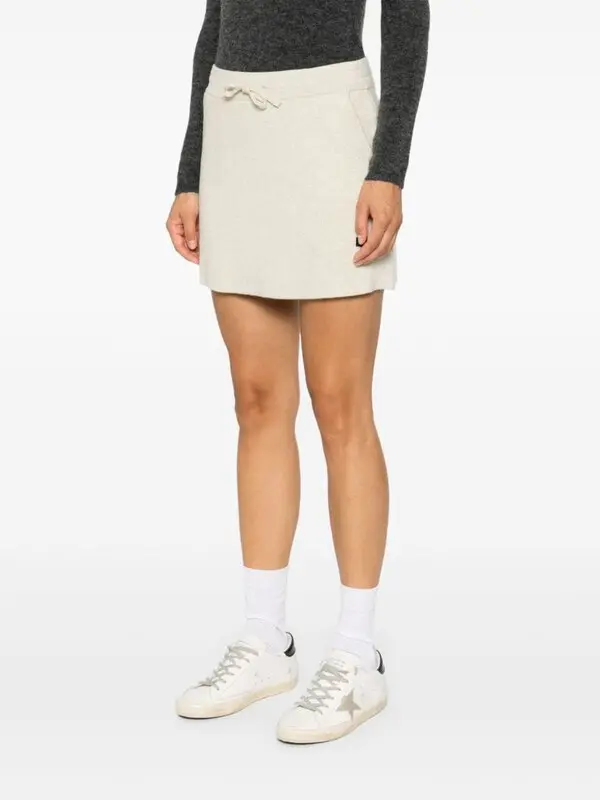MARANT ETOILE Amaline Mini Skirt - Grey