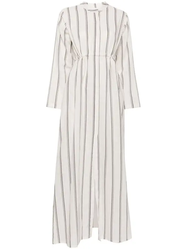 BAMBAH Striped Tie-string Dress