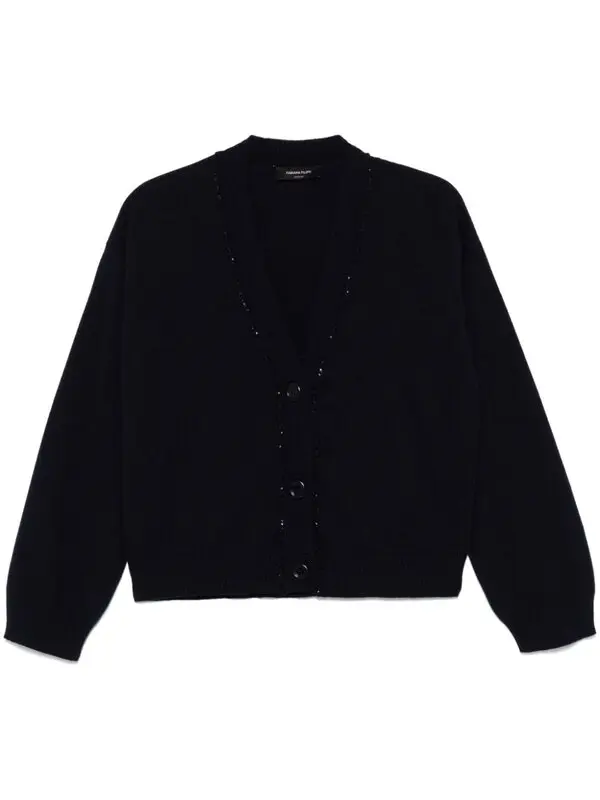 Fabiana Filippi Sequin-detailed Cardigan - Blue