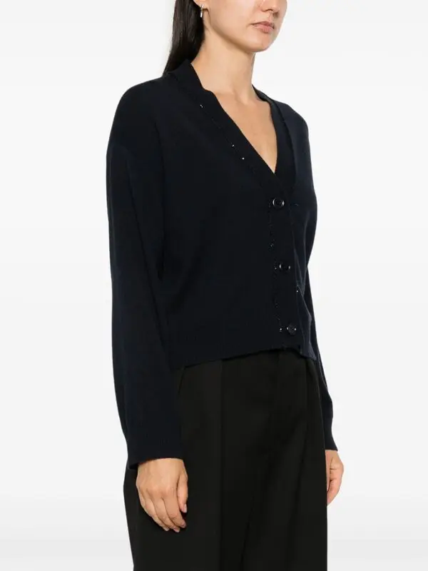 Fabiana Filippi Sequin-detailed Cardigan - Blue