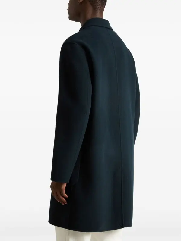 Woolrich Single-breasted Coat - Blue
