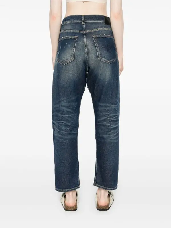 R13 Crossover Straight Leg Jeans