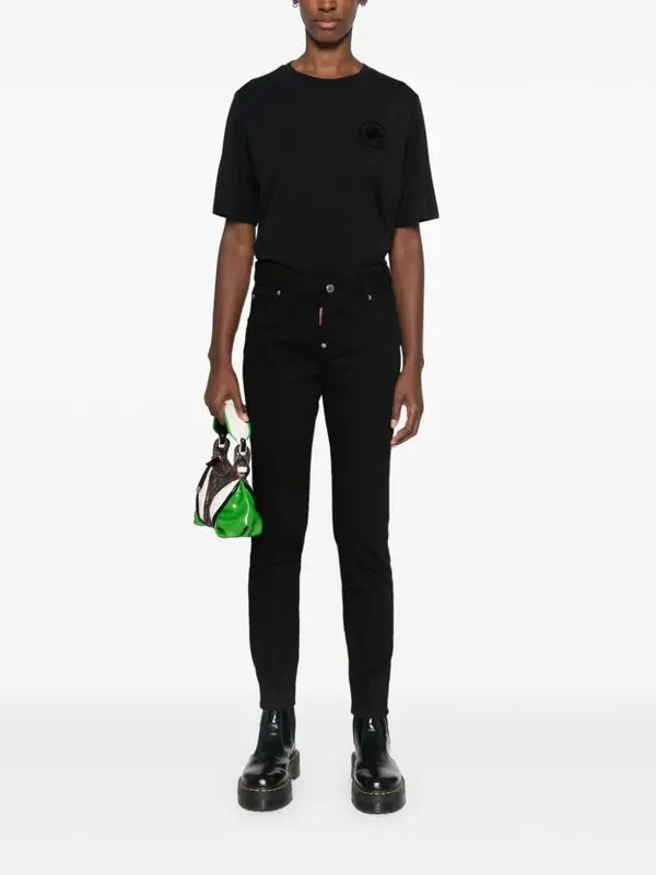Dsquared2 Logo-patch Skinny Jeans