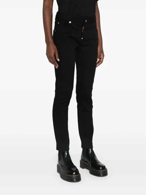 Dsquared2 Logo-patch Skinny Jeans