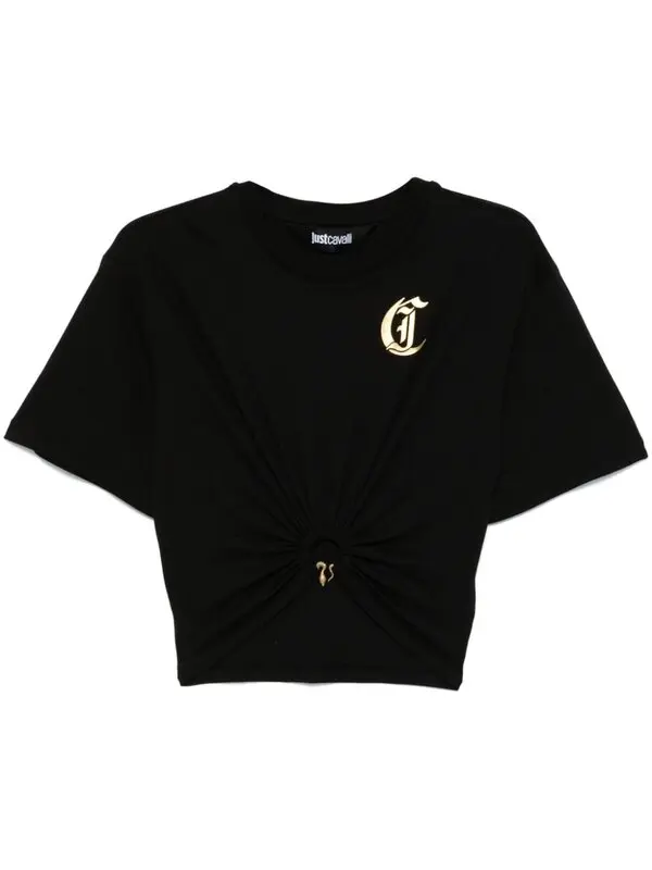 Just Cavalli Ring-detail T-shirt