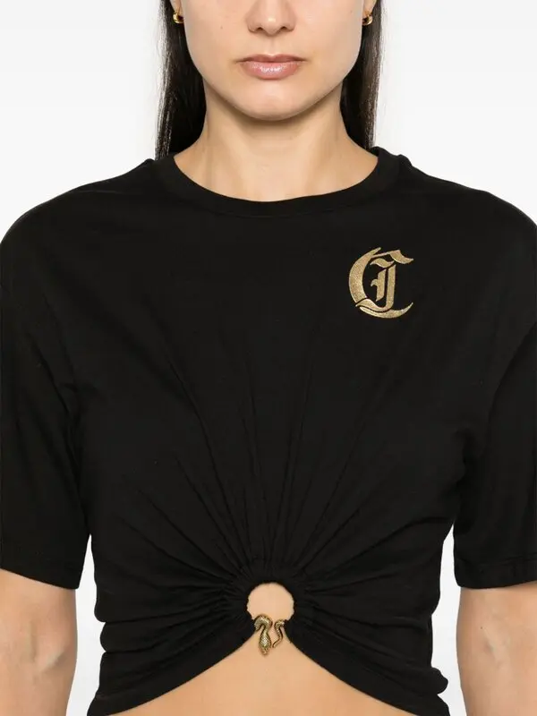 Just Cavalli Ring-detail T-shirt