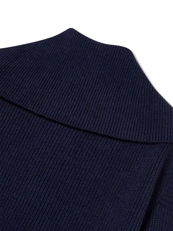 STUDIO TOMBOY Zip-front Cardigan - Blue