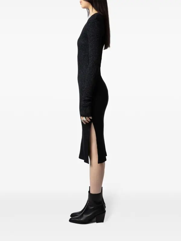 Zadig&Voltaire Ruby Midi Dress - Black