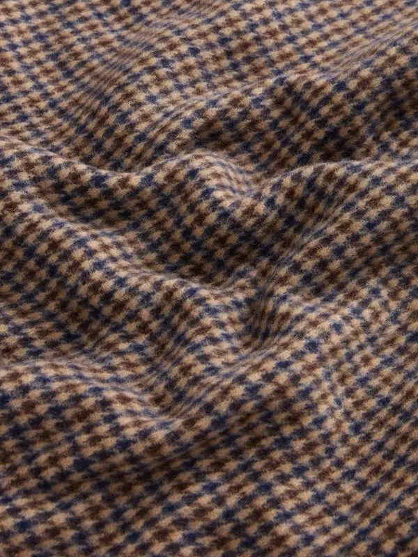 Woolrich Plaid-check Cape