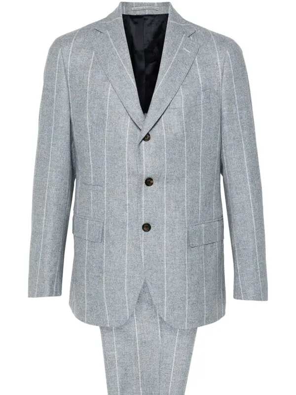 Eleventy Striped Suit