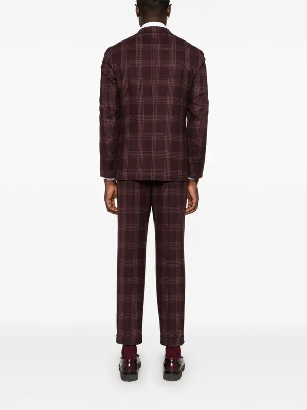 Eleventy Checkered Suit