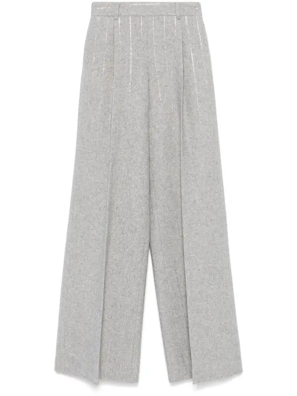 Ermanno Scervino Pinstriped Bootcut Trousers