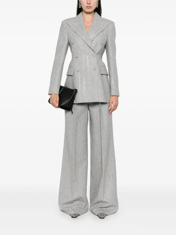 Ermanno Scervino Pinstriped Bootcut Trousers