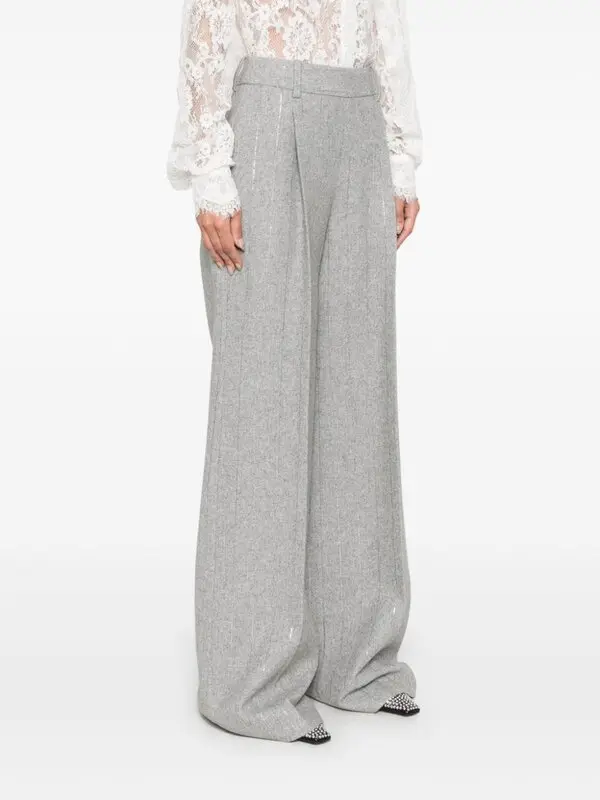 Ermanno Scervino Pinstriped Bootcut Trousers