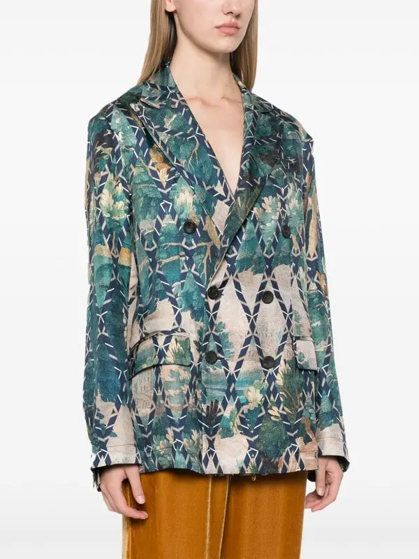 PIERRE-LOUIS MASCIA Double-breasted Jacket - Neutrals