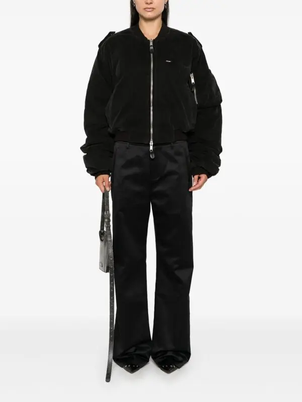 Entire Studios A-4 Bomber Jacket In Black - 80% Off | Editorialist