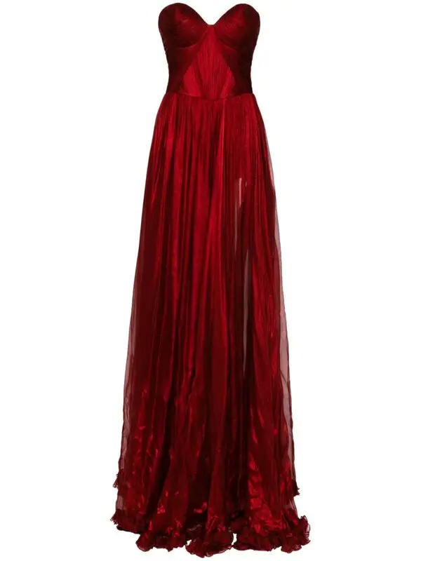 IRIS SERBAN Ilia Gown - Red