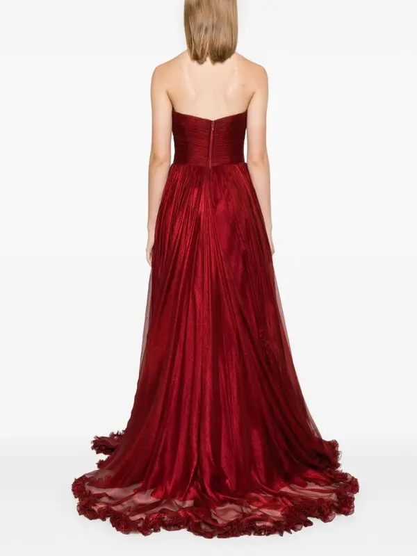 IRIS SERBAN Ilia Gown - Red