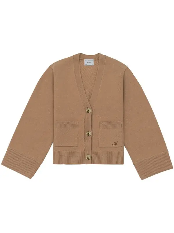 Axel Arigato Memory Wool Cardigan - Brown