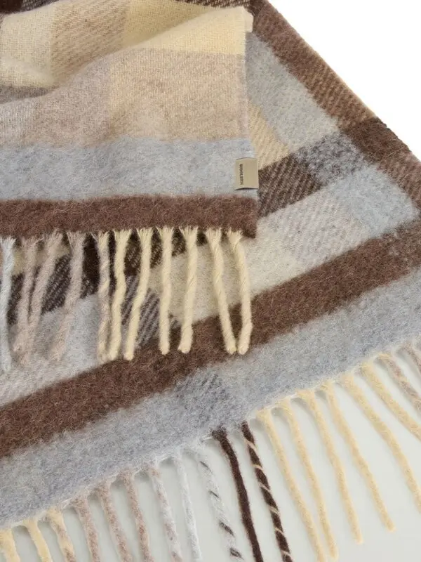 Woolrich Check-pattern Scarf - Neutrals