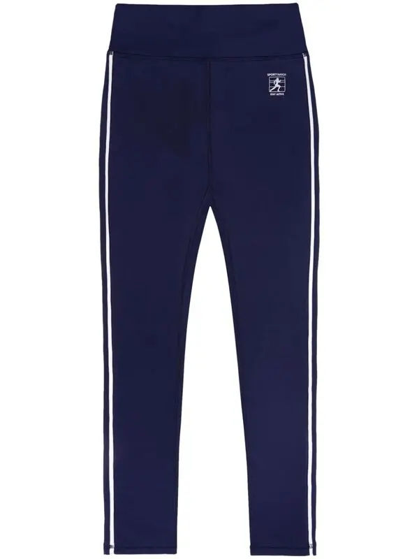 SPORTY & RICH Runner Box Leggings - Blue