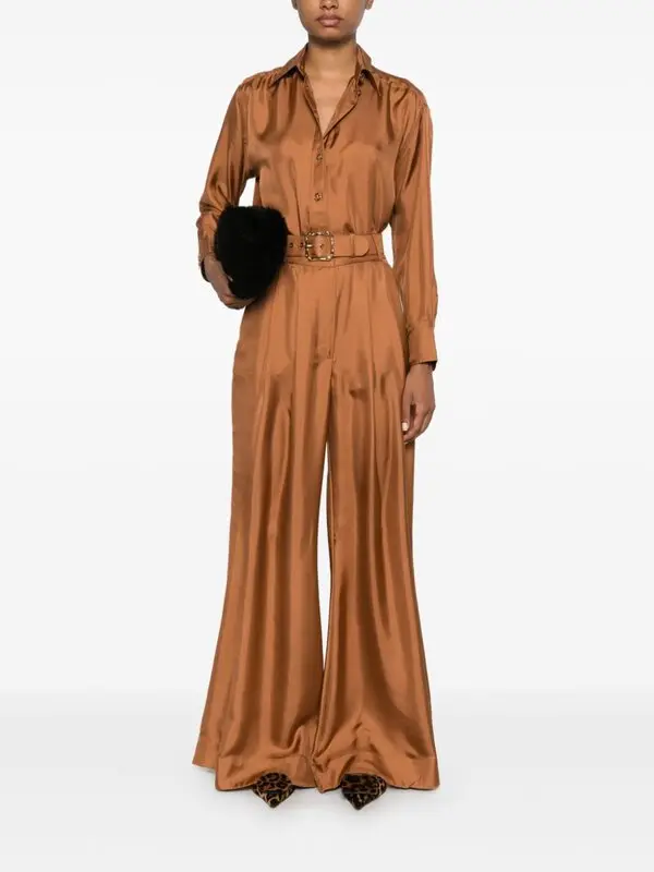 Zimmermann Illustration Double Tuck Trousers