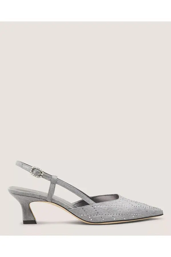 STUART WEITZMAN Vinnie Crystal 50 Slingback