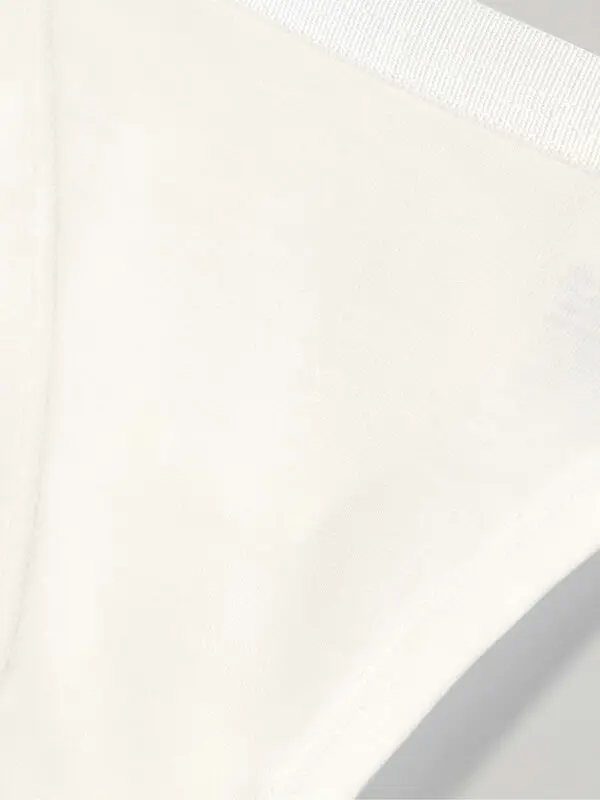CDLP Set Of Three Stretch-tencel Lyocell Thongs