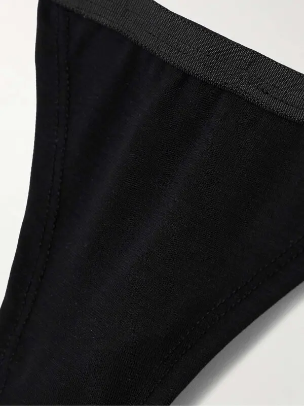 CDLP Set Of Three Stretch-tencel Lyocell Thongs