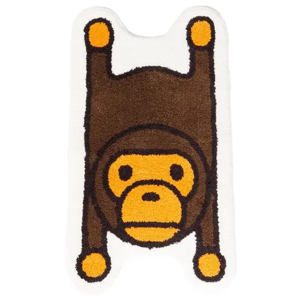 A BATHING APE Baby Milo Rug - Brown