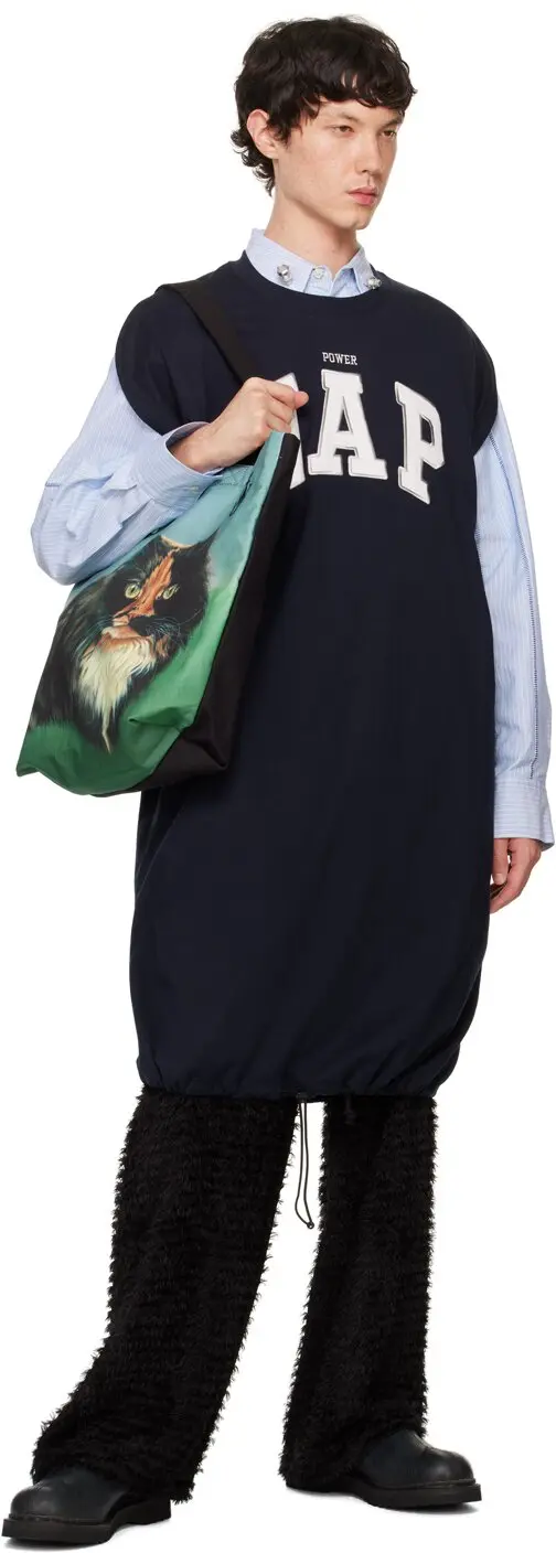 Doublet Power Nap' T-Shirt In Navy - 60% Off | Editorialist